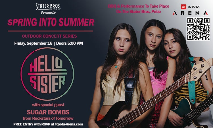 Spring Into Summer Outdoor Concert Series Featuring Hello Sister ...