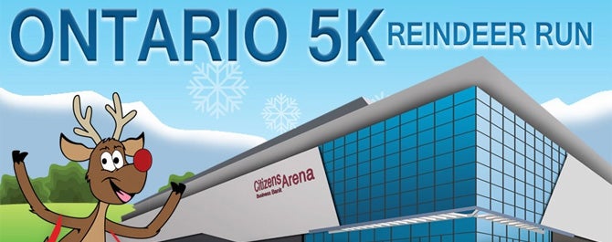 Ontario 5k Reindeer RUN | Toyota Arena
